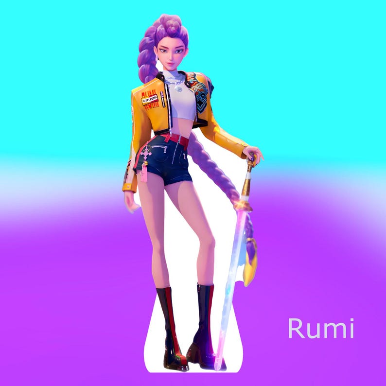 K-pop Demon Hunter - Mira, Zoey, Rumi - Life -size Cardboard Cutout ...