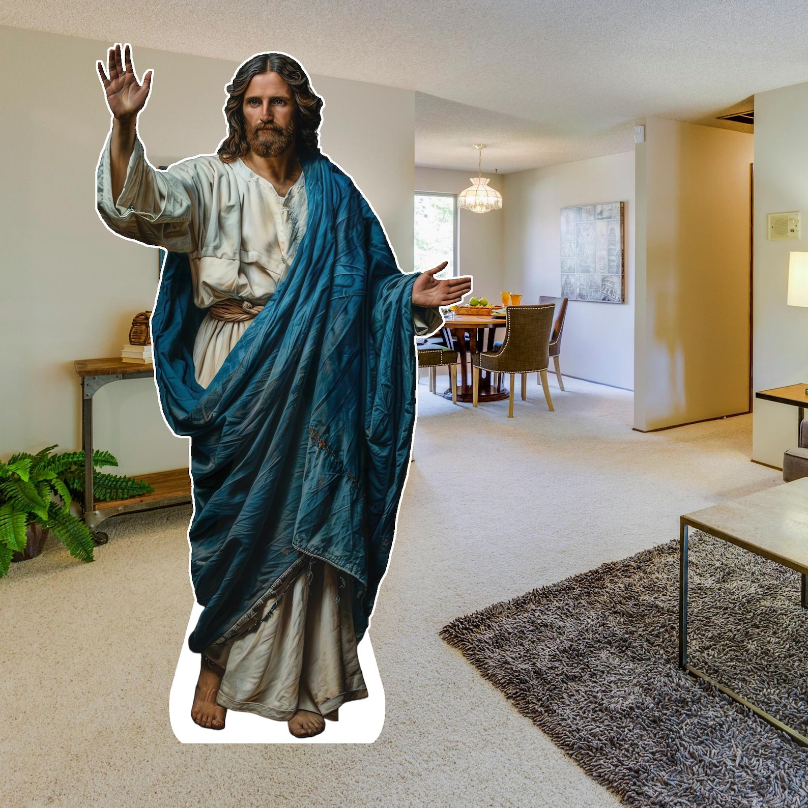 Jesus Life Size Cardboard Cutout, Christ Standup, Easter Sunday, Holy ...