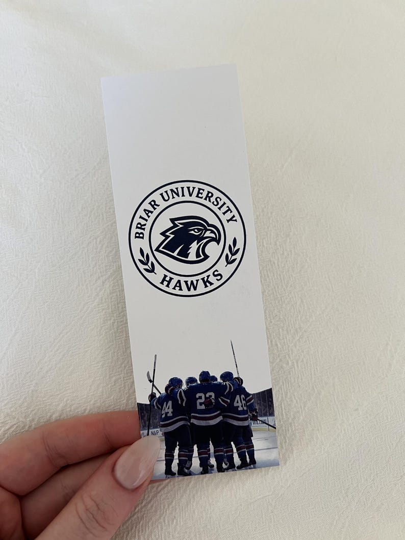 Off Campus Series | the Deal | Ice Hockey Bookmark: Book Lover Gift - Etsy