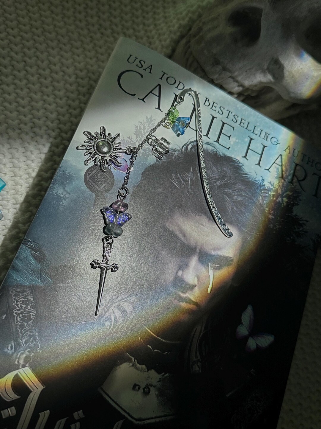 Quicksilver Metal Handmade Bookmark - Etsy