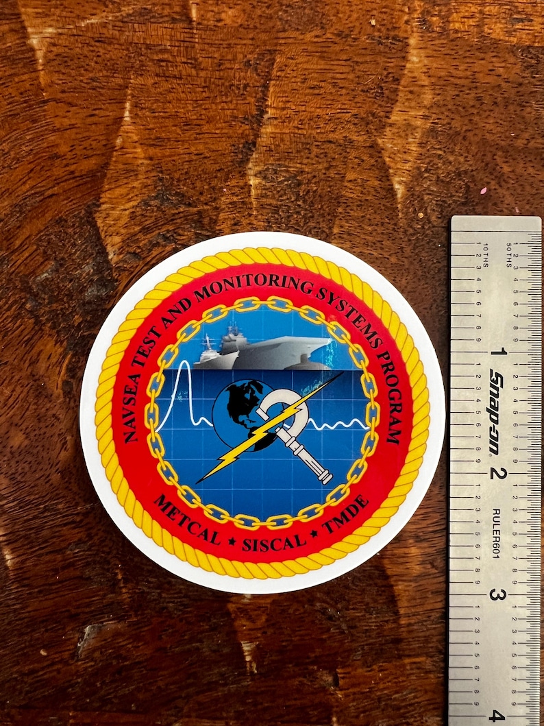 NAVSEA Metrology 3” Sticker - Etsy