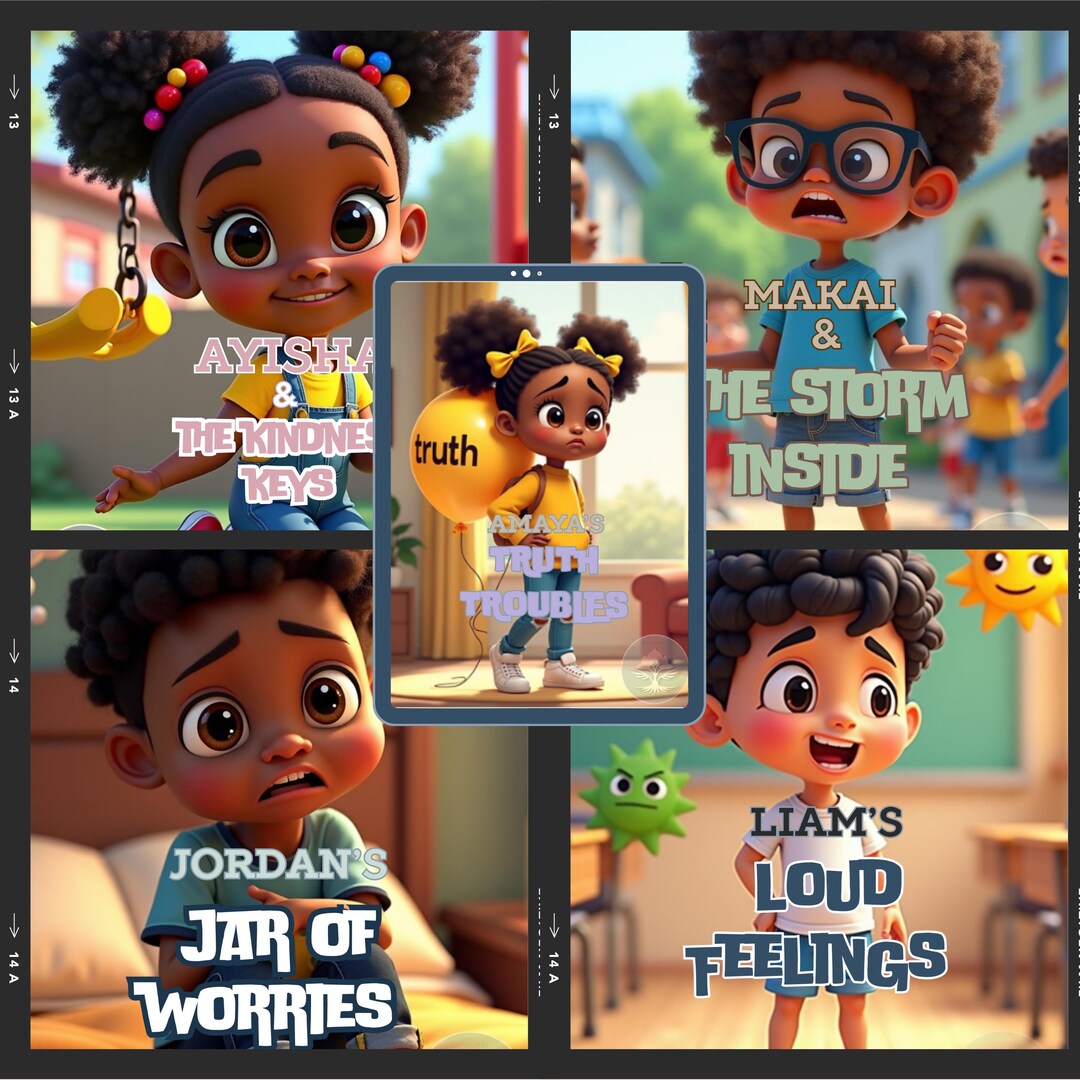 SEL Storybook Bundle: Kids' Emotional Growth, Honesty, Kindness ...