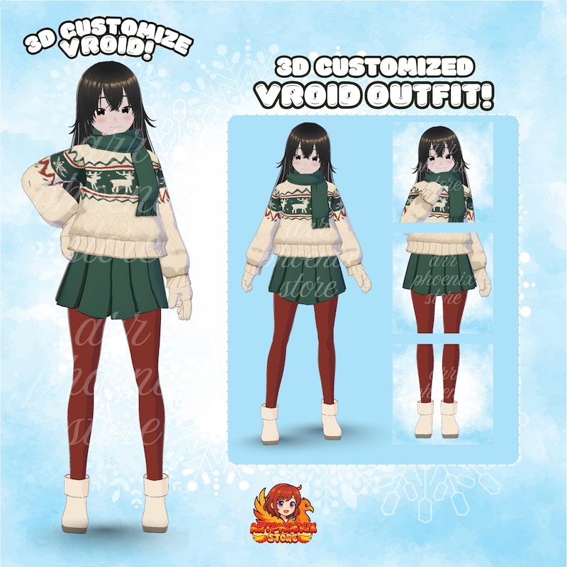 Vroid Models Vrm - Etsy