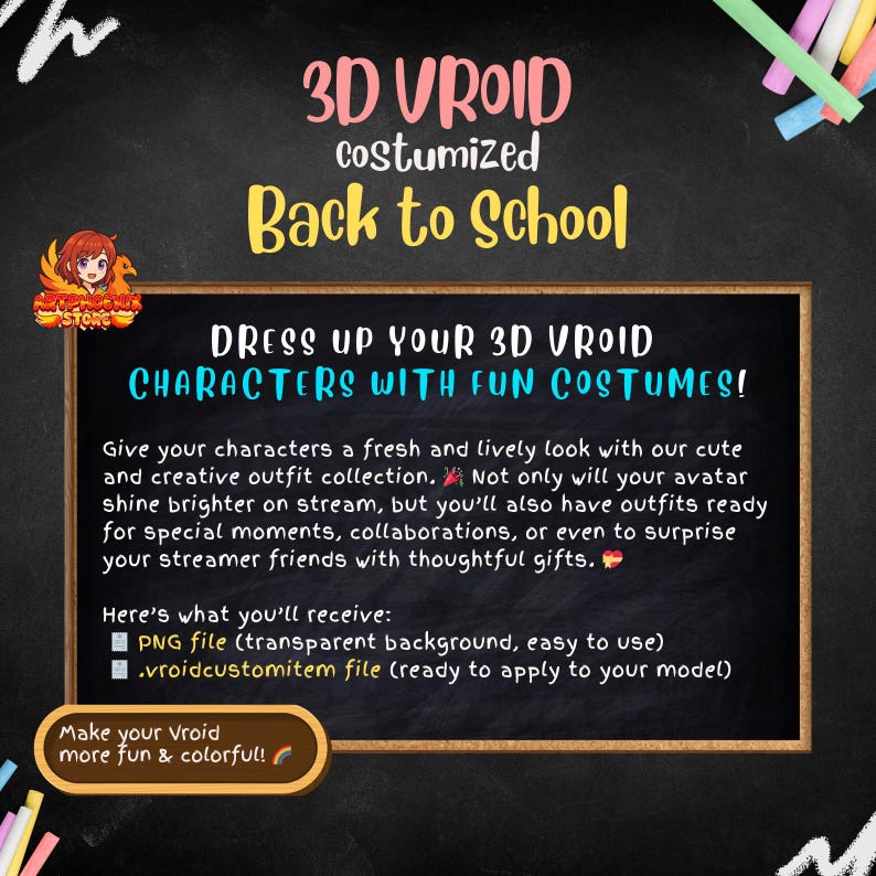 Vroid Academy Outfit: Plaid Skirt, Navy Vest Vtuber Fashion - Etsy