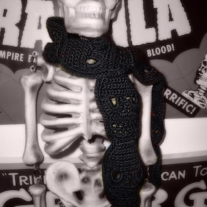 Crochet Skull Scarf Pattern PDF Pattern Instant Download - Etsy