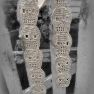 Crochet Skull Scarf Pattern PDF Pattern Instant Download - Etsy