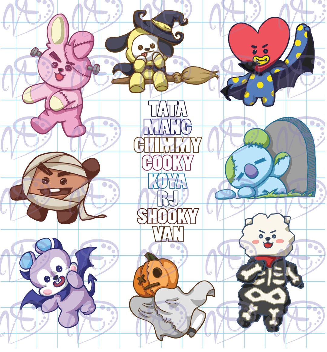 BT 21 Halloween Jpg/svg/png - Etsy