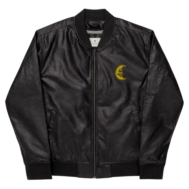 Moon Leather Jacket - Etsy