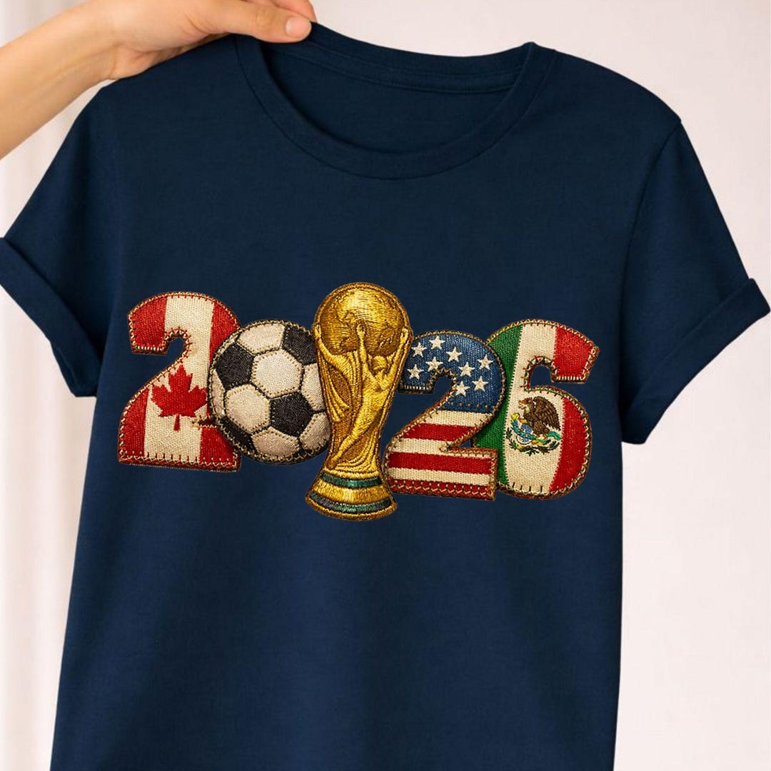 World Cup 2026 Patchwork PNG, USA Canada Mexico Soccer Design, Host ...