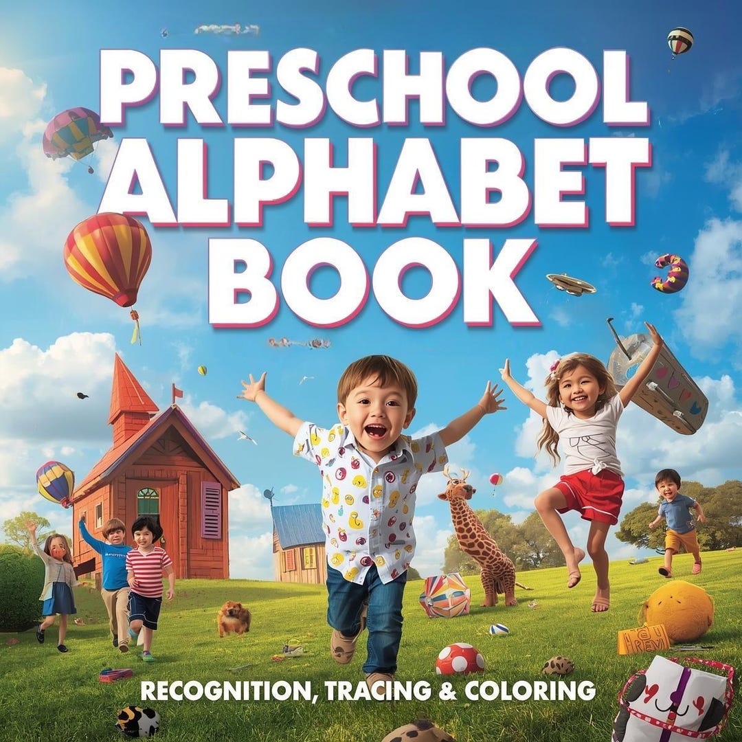 Preschool Alphabet Book | Recognition, Tracing & Coloring A–Z | Early ...