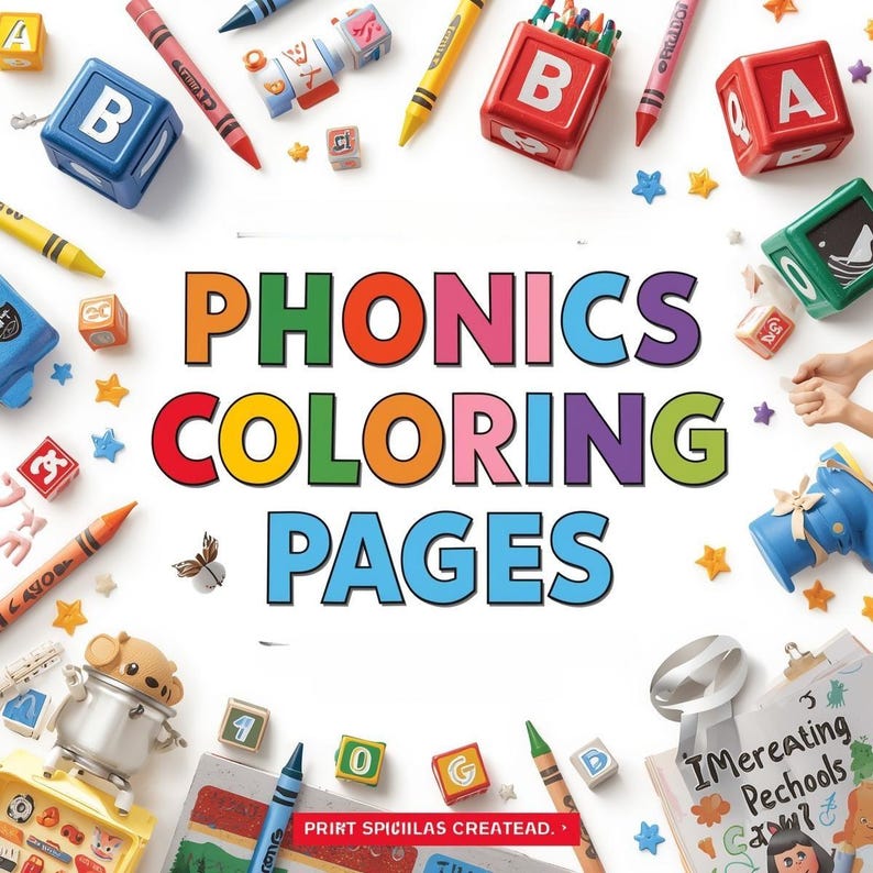 Phonics Coloring Pages: Beginning Sounds Alphabet Worksheets (PDF ...