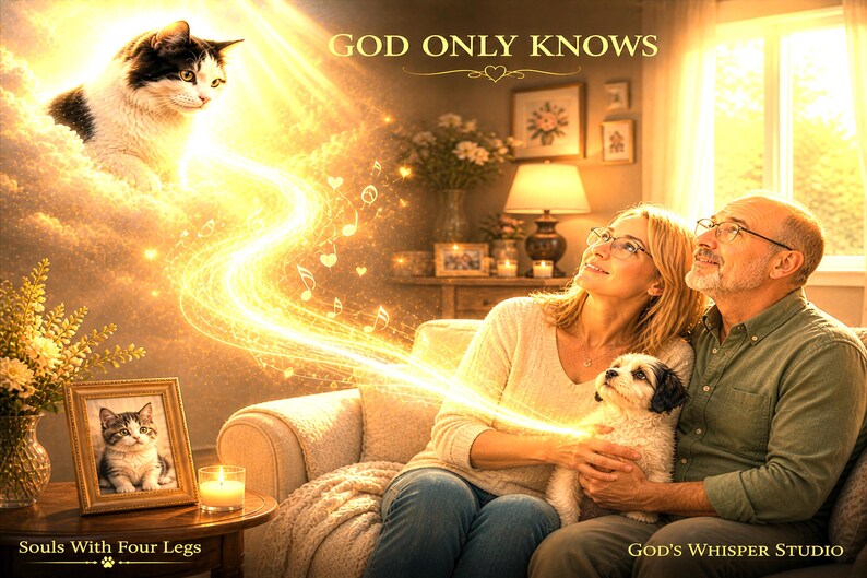 Inspirational Pet Memorial Wall Art – Cat Loss Gift – Spiritual Comfort ...