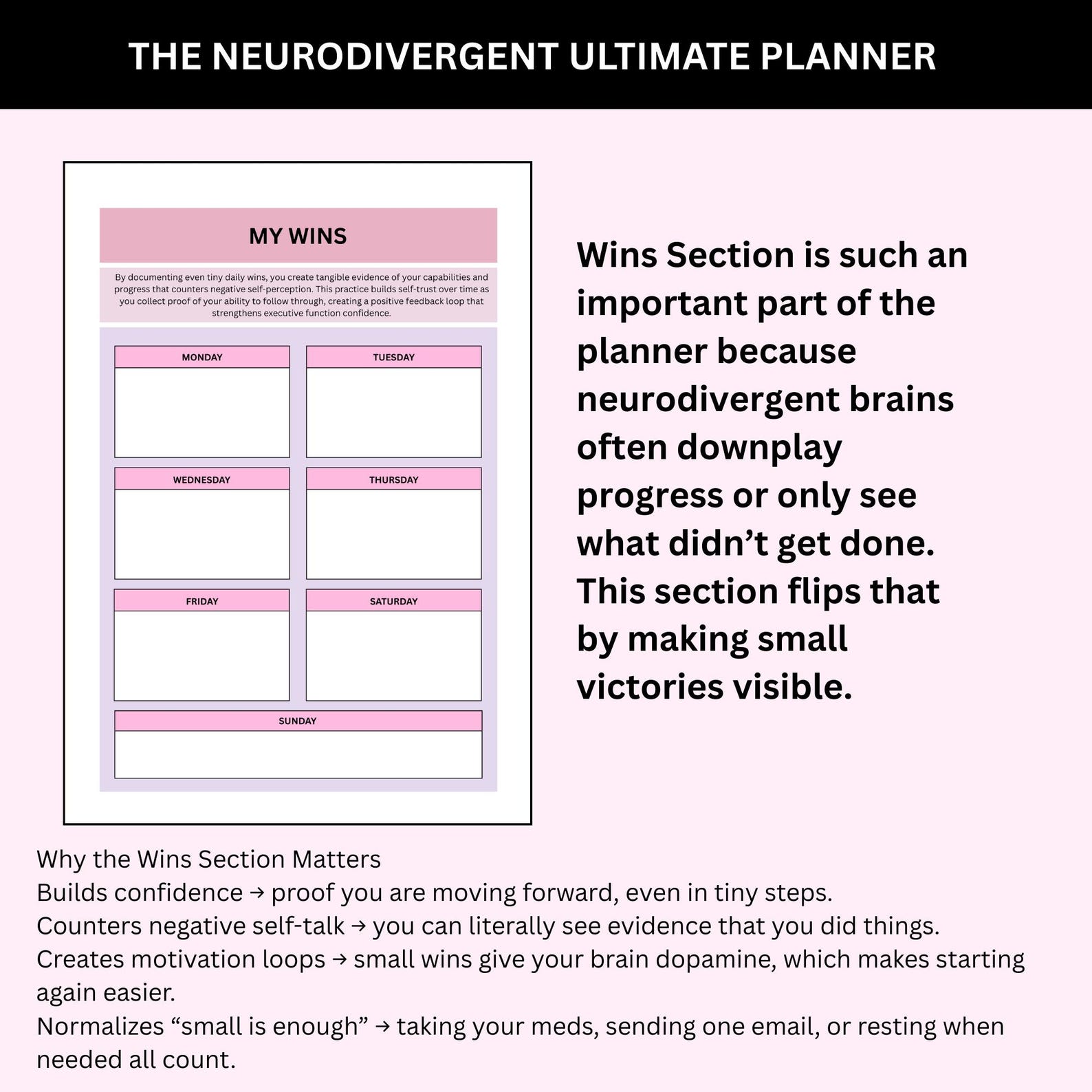 The Neurodivergent Ultimate Planner | ADHD & Autism Friendly Daily ...