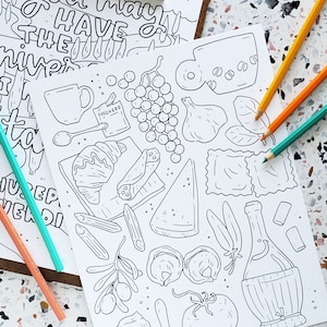 Summer in Italy Coloring Pages | Printable Coloring Sheets ...