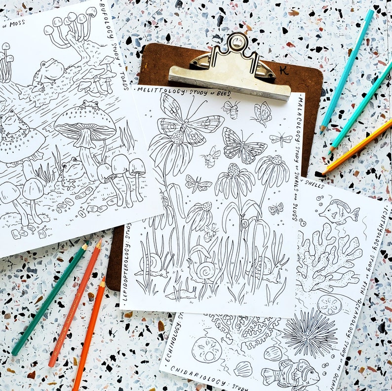 Ologies Podcast Coloring Pages Fundraiser | Downloadable Coloring Book ...