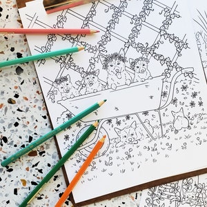Spring Dogs Coloring Pages | Printable Coloring Sheets | Downloadable ...