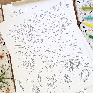 Summer Vacation Coloring Pages | Printable Coloring Sheets ...