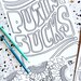 Support Ukraine Coloring Pages | Putin Sucks Protest Posters - Etsy