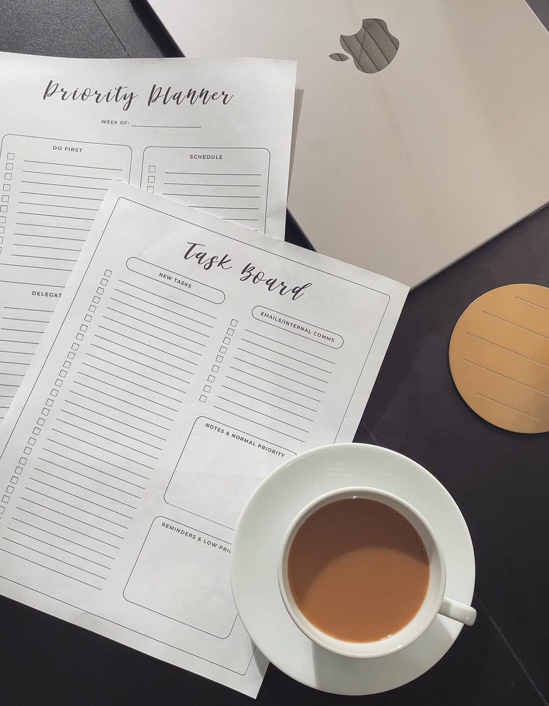 Printable Productivity Planner Bundle: Weekly, Task Board, Priority ...