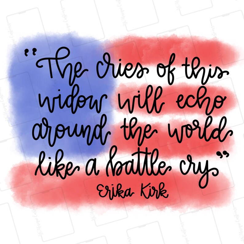 Erika Kirk Handlettering Pngs: Freedom, God, Family, Country (digital ...