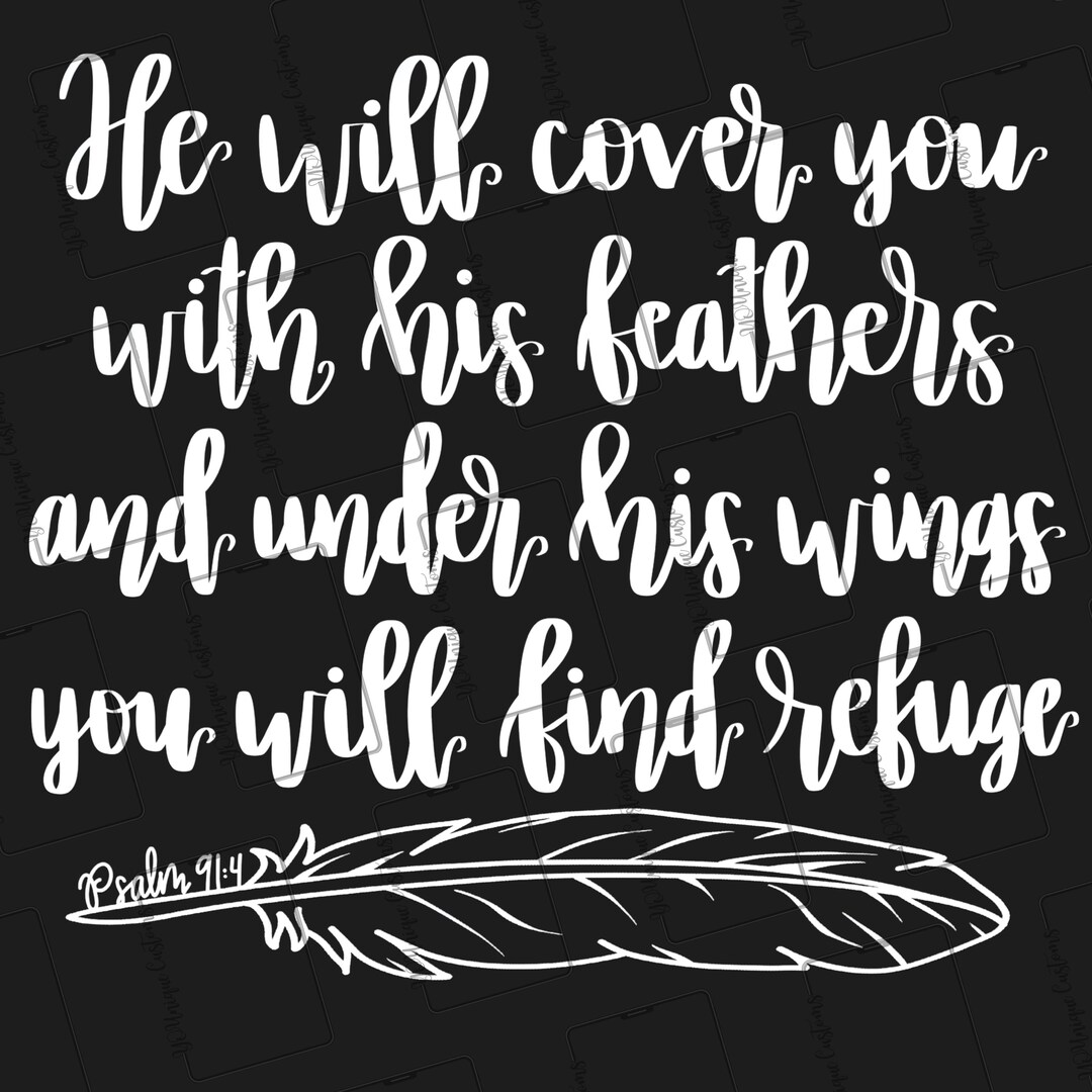 Christian Feather PNG: Bible Verse Scripture Sublimation (digital) - Etsy