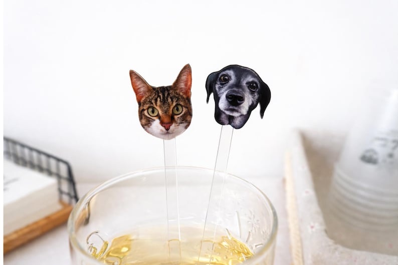 Personalized Pet Acrylic Cocktail Stirrers for Wedding Bar - Etsy