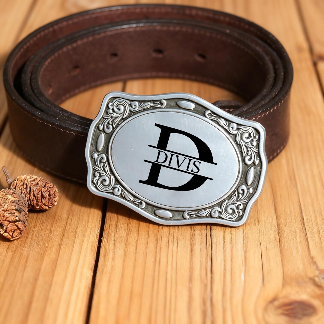 Engraved Custom Belt Buckle, Personalized Groomsmen Belt Buckle ...
