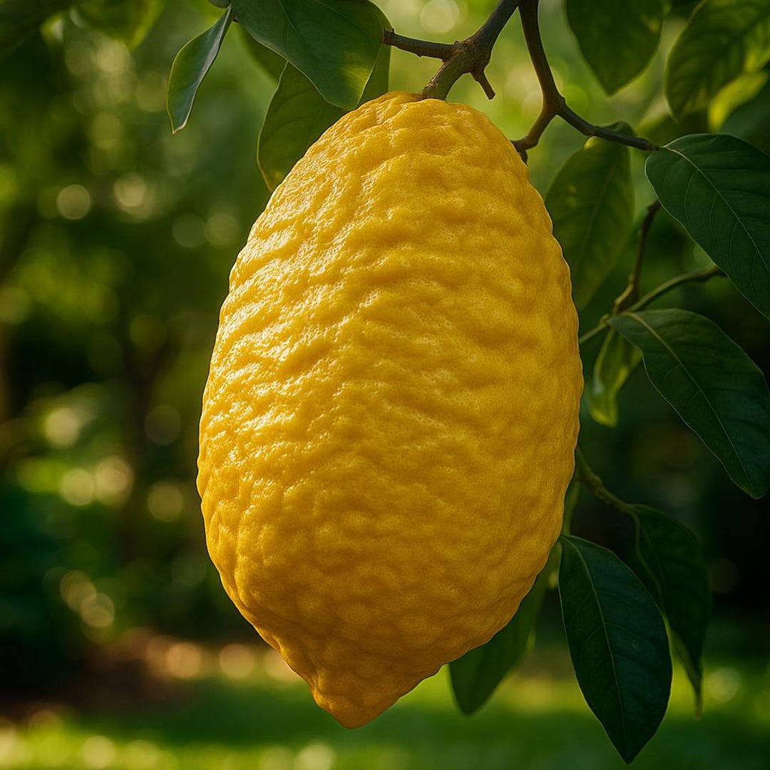 Citrus Medica Citron Tree Seeds: Giant Lemon Variety - 5 Seeds - Etsy