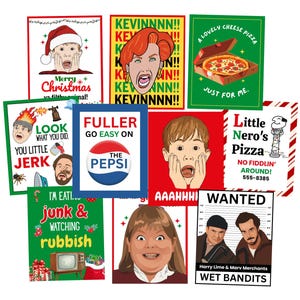 Home Alone Party Signs: Christmas Movie Party Decorations (digital PDF ...