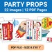 Home Alone Inspired Party Props: Christmas Holiday Photo Booth Props ...