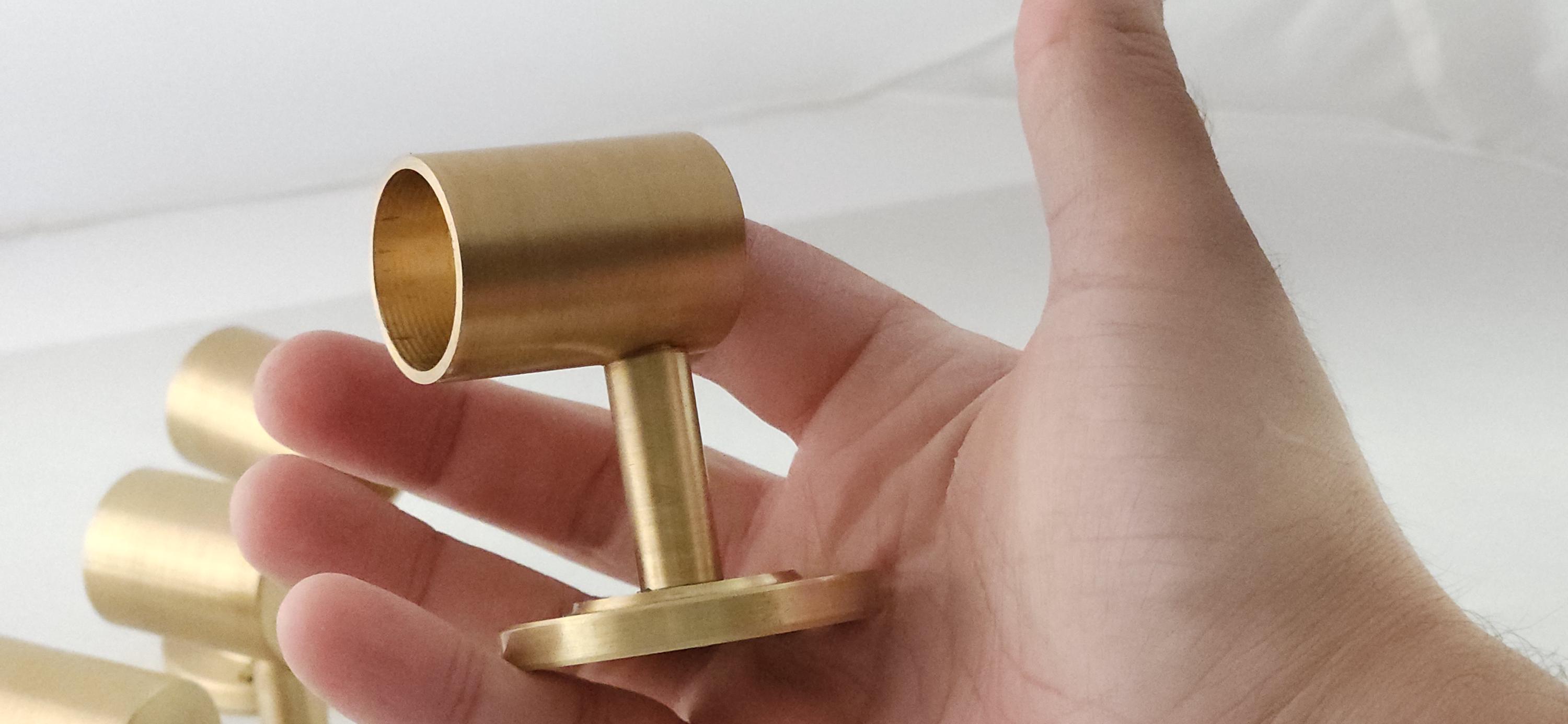 Handcrafted Solid Brass Bar Holder - Etsy