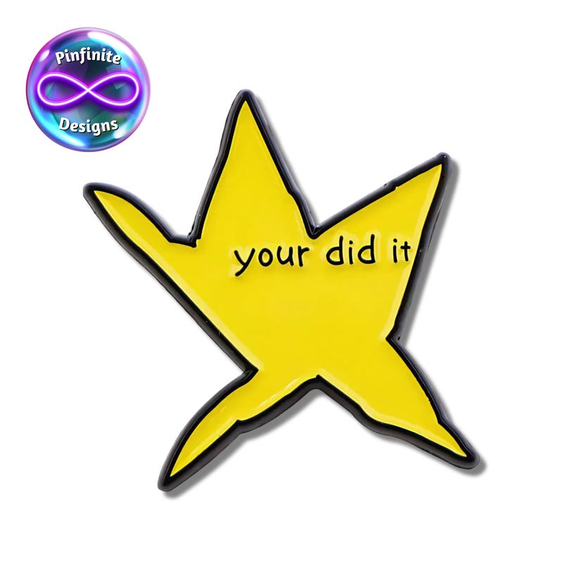 You Did It Gold Star - Etsy