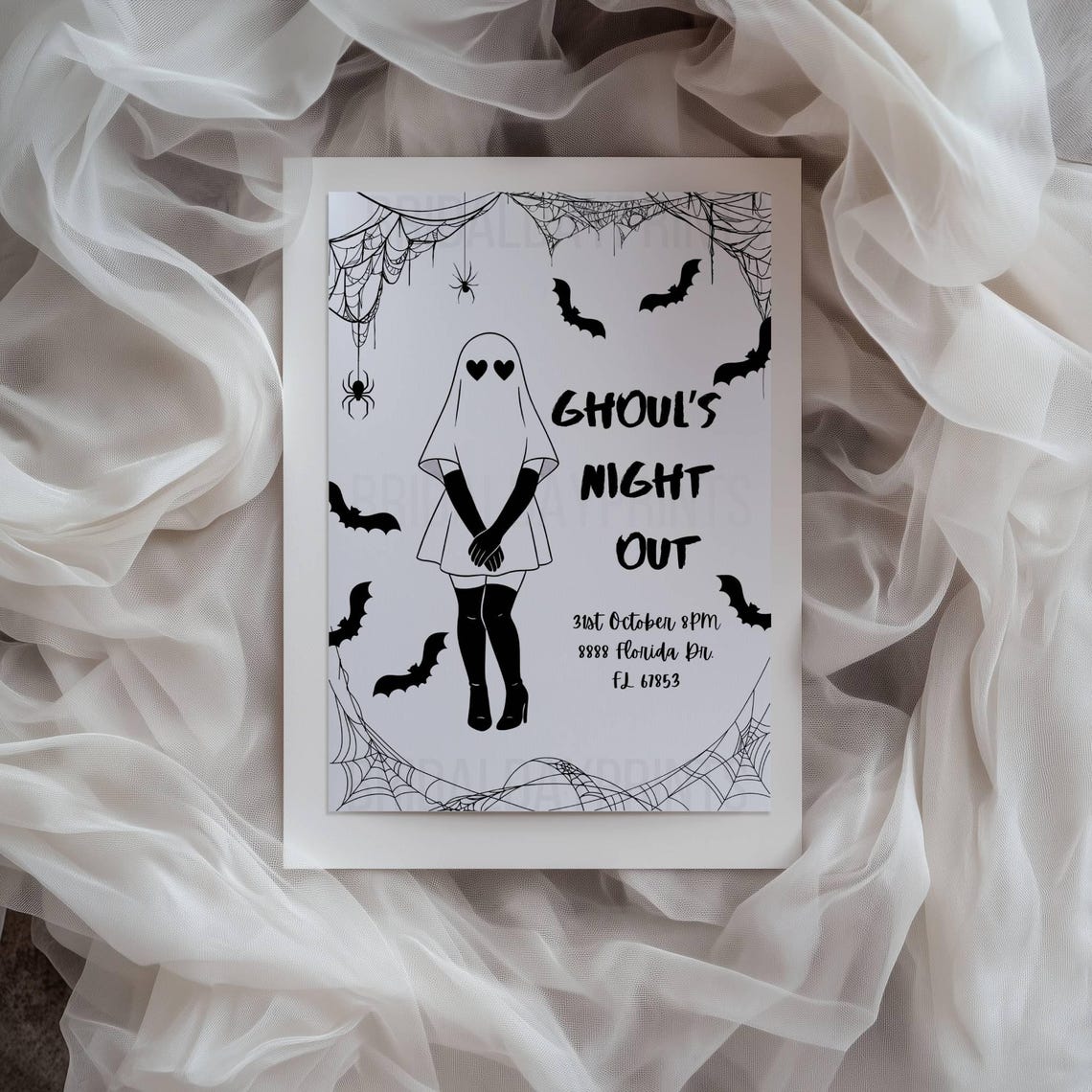 Ghouls Night Out Invitation | Halloween Girls Night Party Invite ...