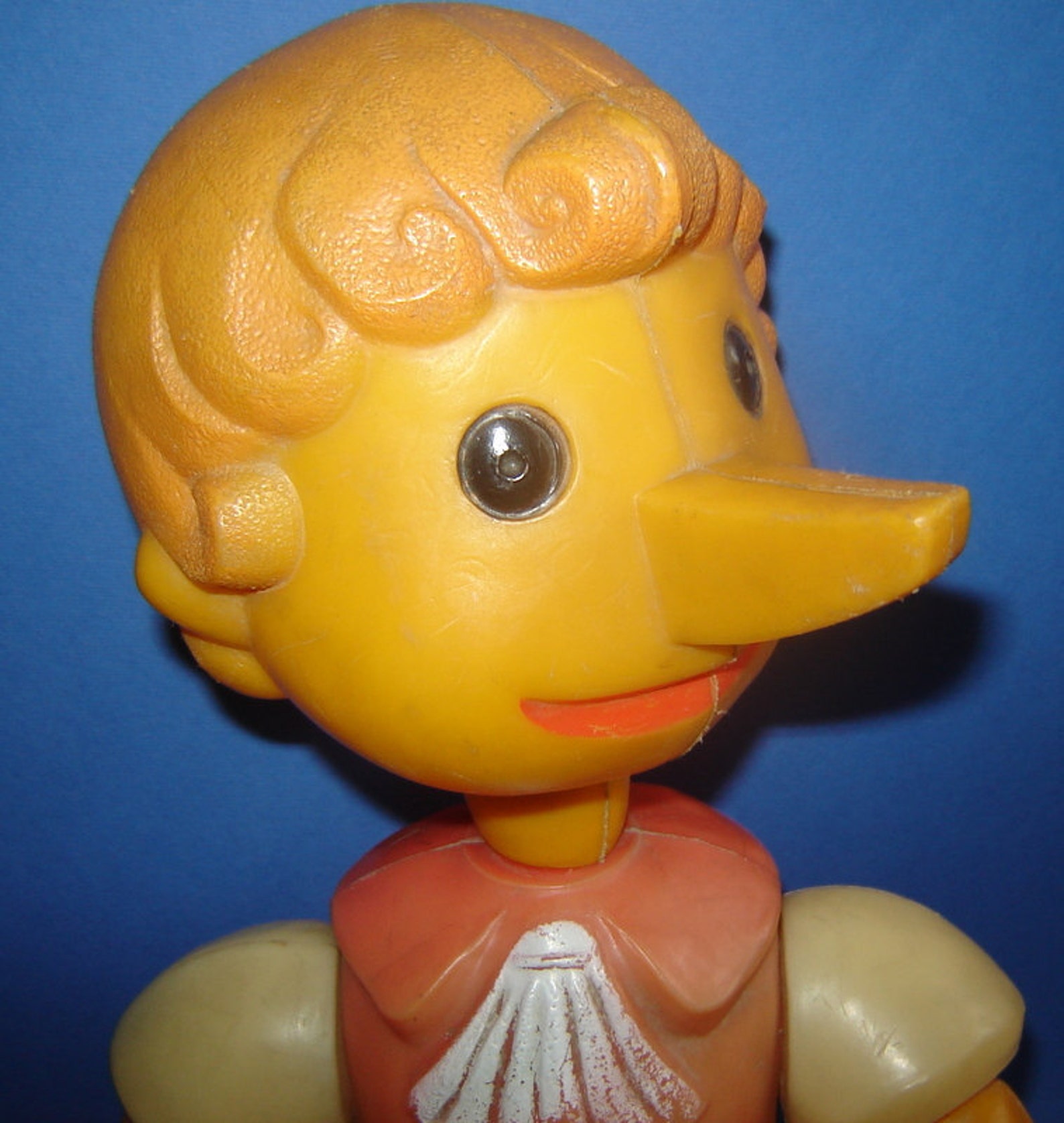 RARE Old Vintage Russian USSR Toy PINOCCHIO Doll Hard Plastic - Etsy