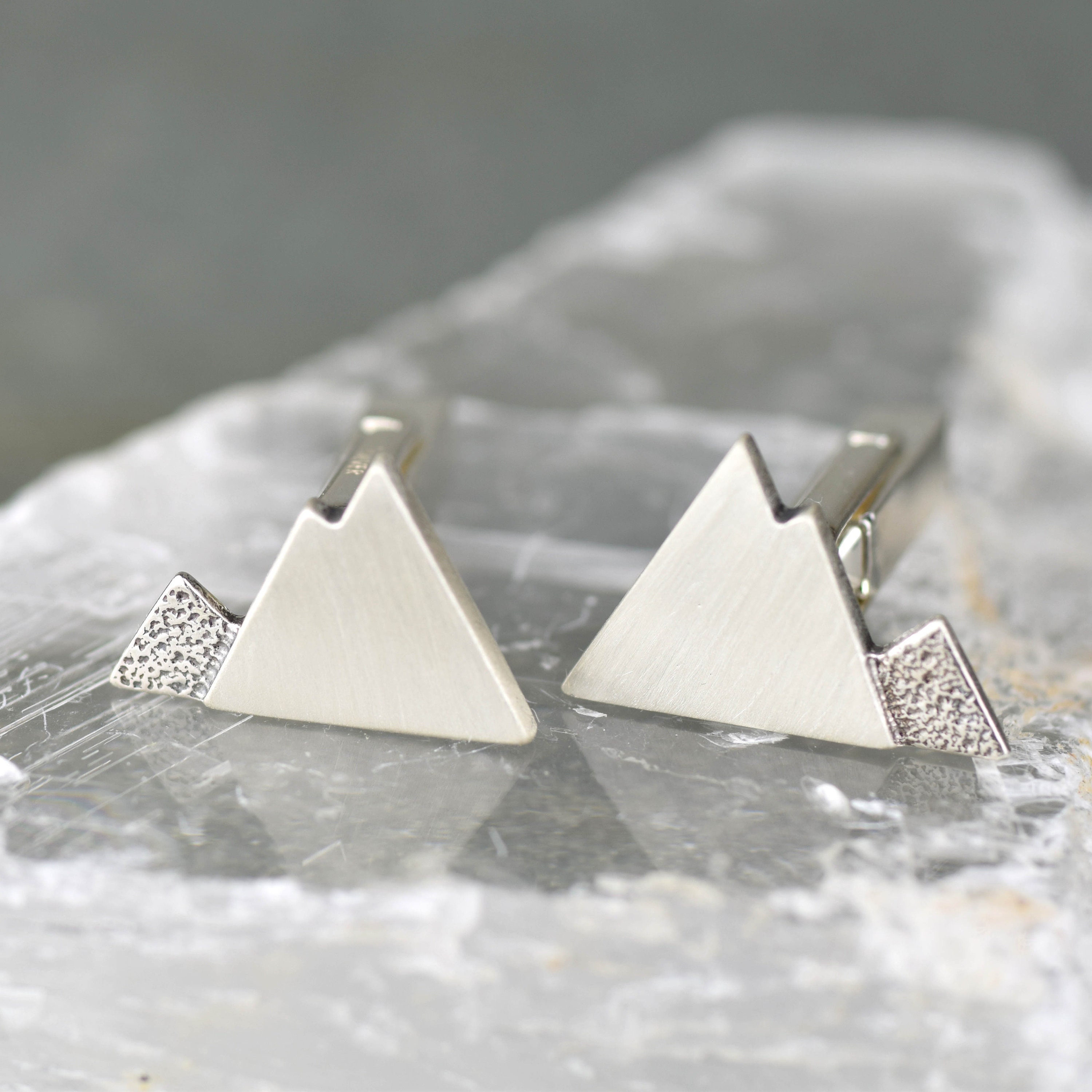Silver Mountain Cuff Links Ideal Gifts for Men. Cufflinks Are Inspired ...