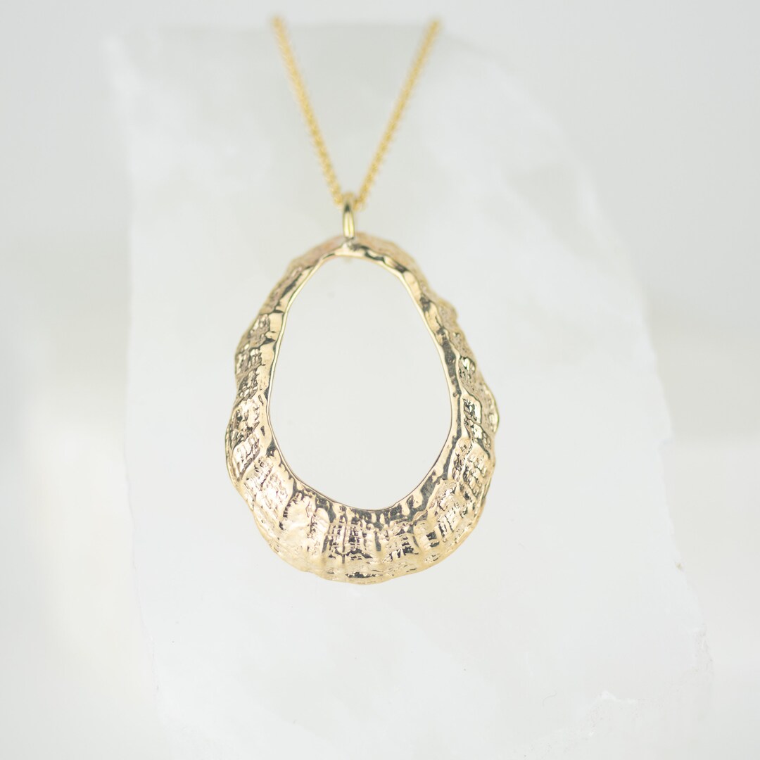 Solid 9ct Gold Limpet Shell Pendant, Orkney Gold Shell Necklace - Etsy