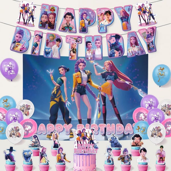 Cumpleaños de las guerreras k pop - Etsy México