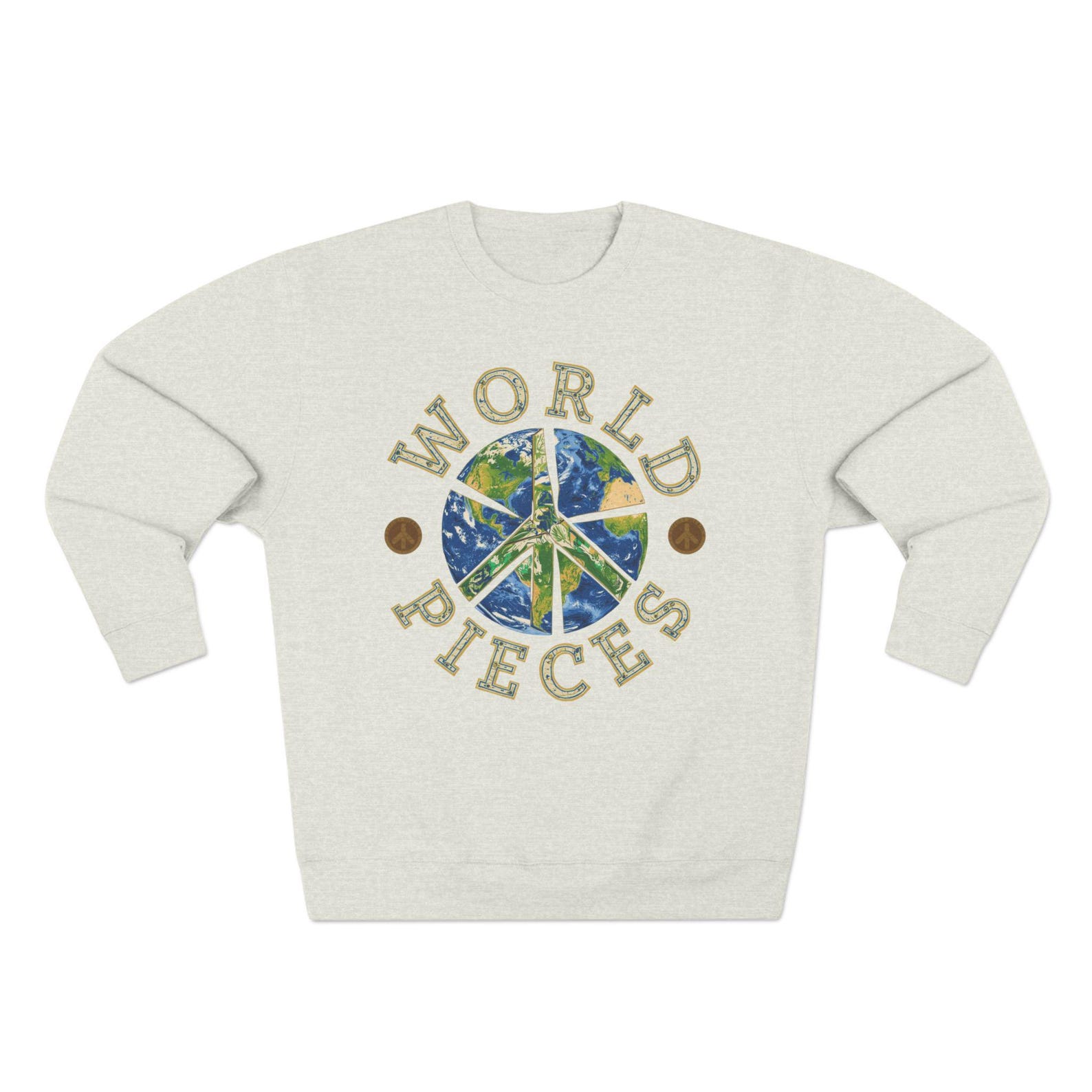 World Peace With PEACE Sign in Pieces, Broken Earth | Global Unity ...