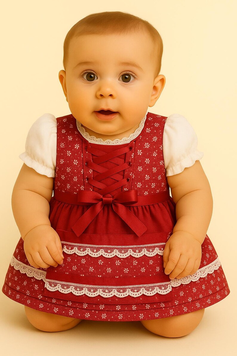 Baby Dirndl Dresses Baby Dirndl Dress Poktoberfest Outfit for Girls ...