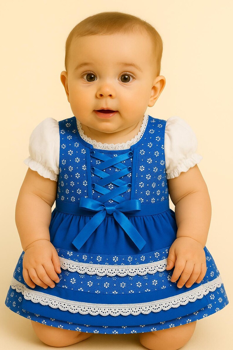 Baby Dirndl Dresses Baby Dirndl Dress Poktoberfest Outfit for Girls ...