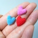 Micro Crocheted Heart Made to Order - Etsy