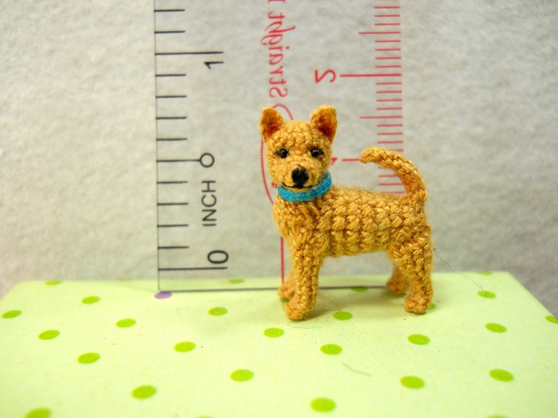 Miniature Dingo Puppy Tiny Crochet Dog Stuffed Animals - Etsy