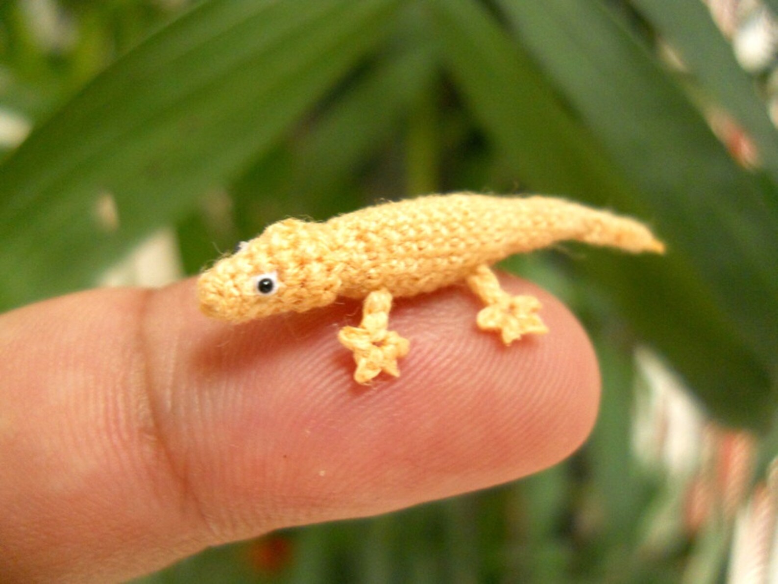 Miniature Lizard - Tiny Crochet Mini Gekko Amigurumi Tiny Animals ...