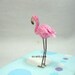 Mini Pink Flamingo - Micro Amigurumi Miniature Crochet Bird Stuffed ...