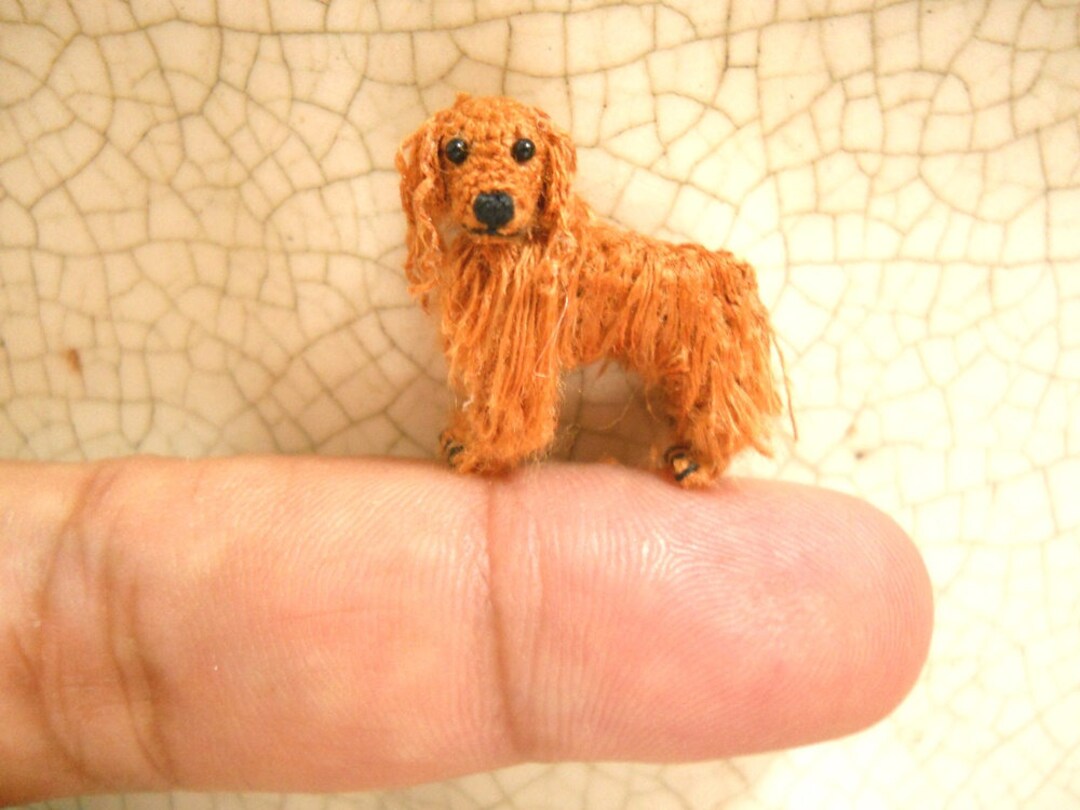 Cocker Spaniel Miniature Crochet Dog Stuffed Animals Made to Order - Etsy