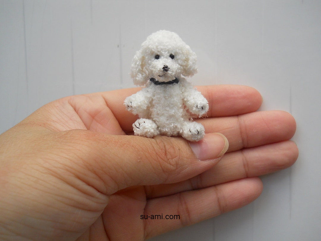 White Poodle - Plush Dog Toy Poodle Bichon Puppy - Made to Order - Etsy