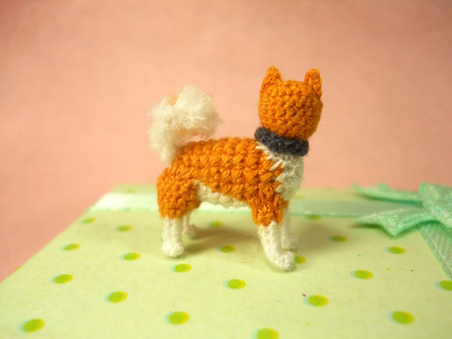 Miniature Akita Tiny Crochet Mini Amigurumi Dog Stuff | Etsy