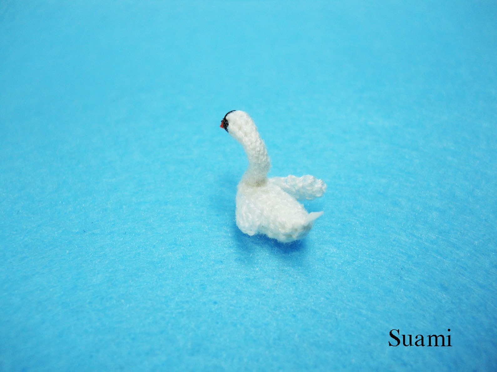 Micro Miniature Swan Tiny Crochet Birds Made to Order | Etsy
