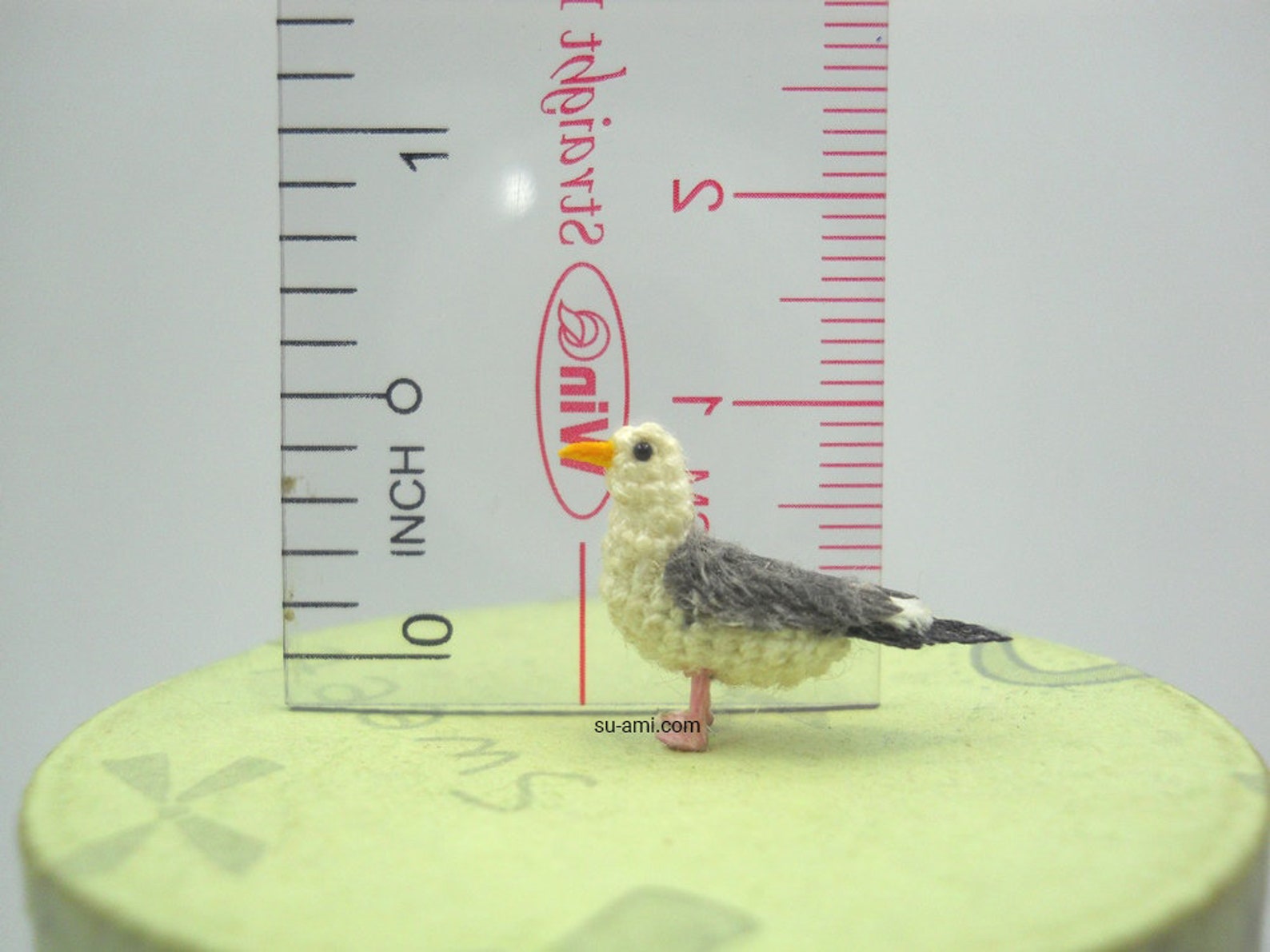 Miniature Crochet Seagull - Micro Amigurumi Seabird - Made to Order - Etsy