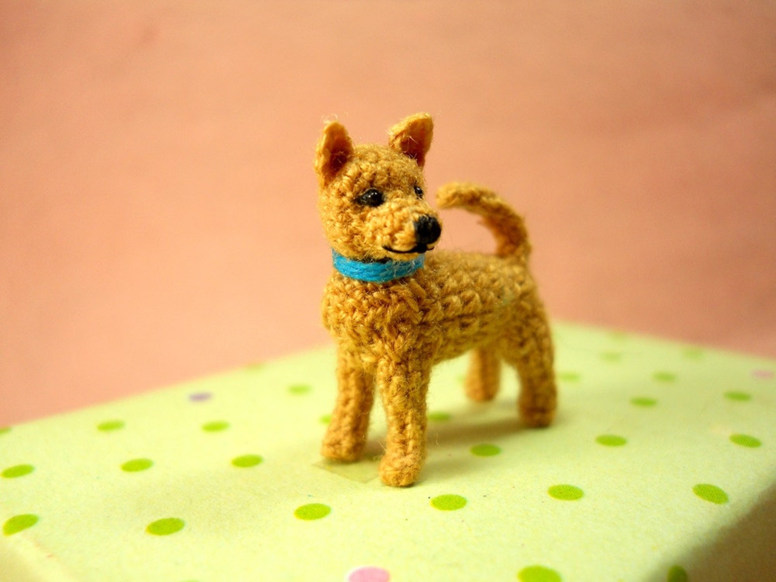 Miniature Dingo Puppy Tiny Crochet Dog Stuffed Animals - Etsy